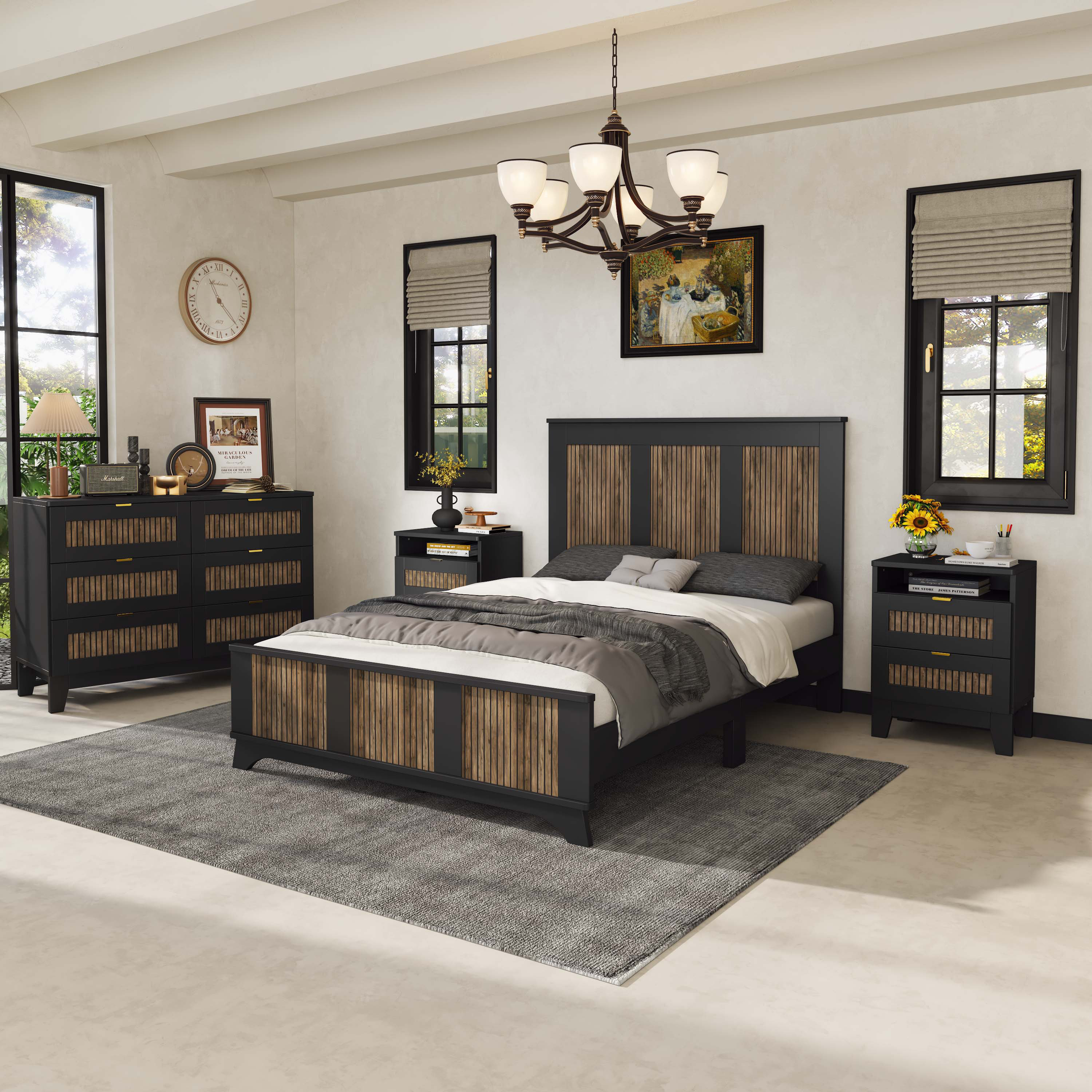 Gracie Oaks Fher 4 Piece Bedroom Set Wayfair